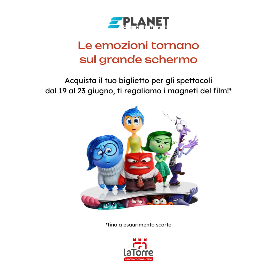 Le emozioni tornano sul grande schermo - Centro Commerciale La Torre ...